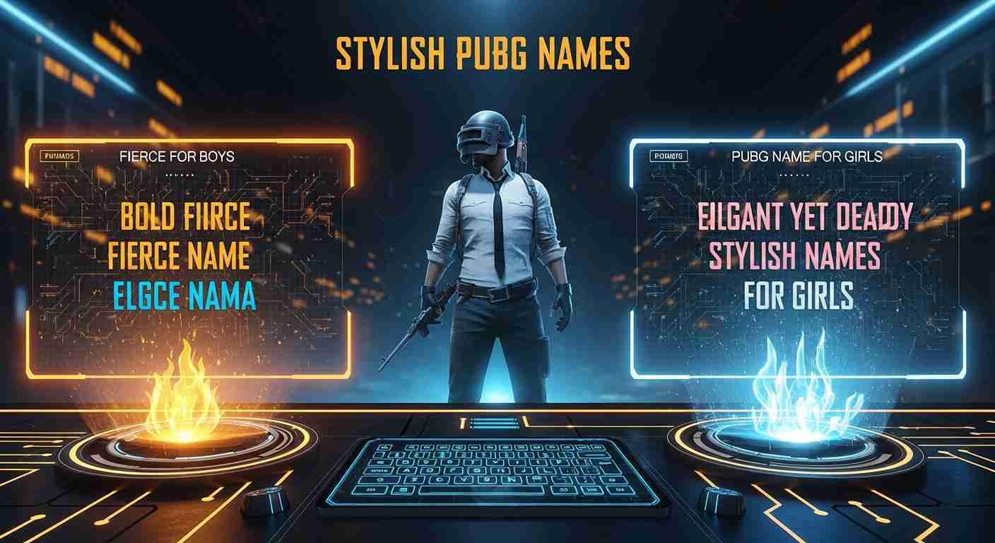 PUBG Names 🔥Stylish Boys & Girls Names 🔥 December 2025